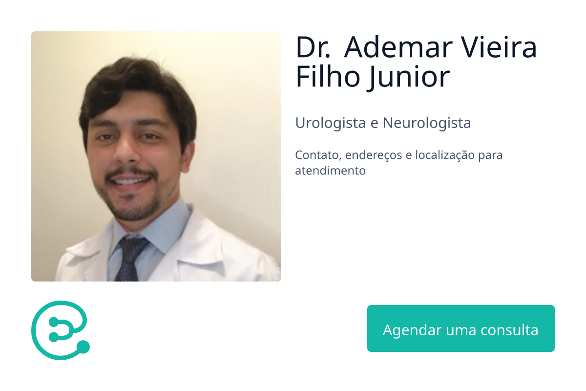 Dr. Ademar Vieira Filho Junior, Urologista em Goiânia - GO