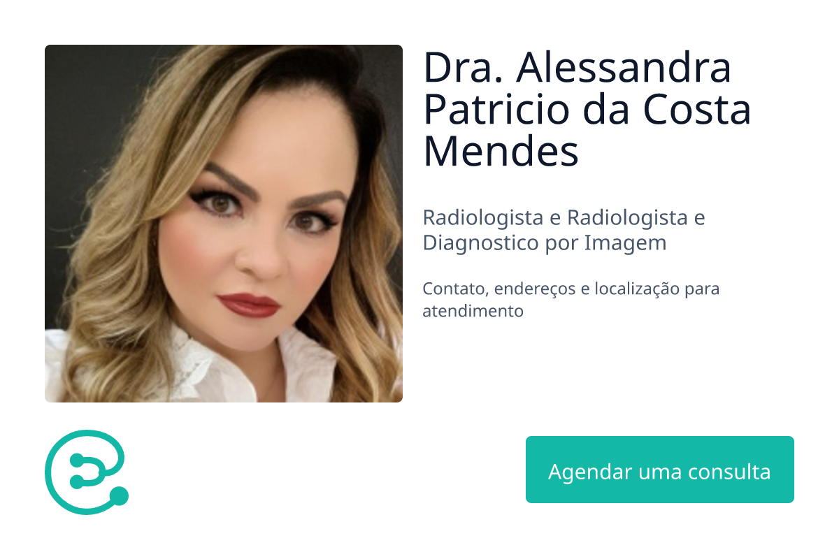 Dra. Alessandra Patricio da Costa Mendes, Radiologista em João Pessoa - PB,João Pessoa - PB