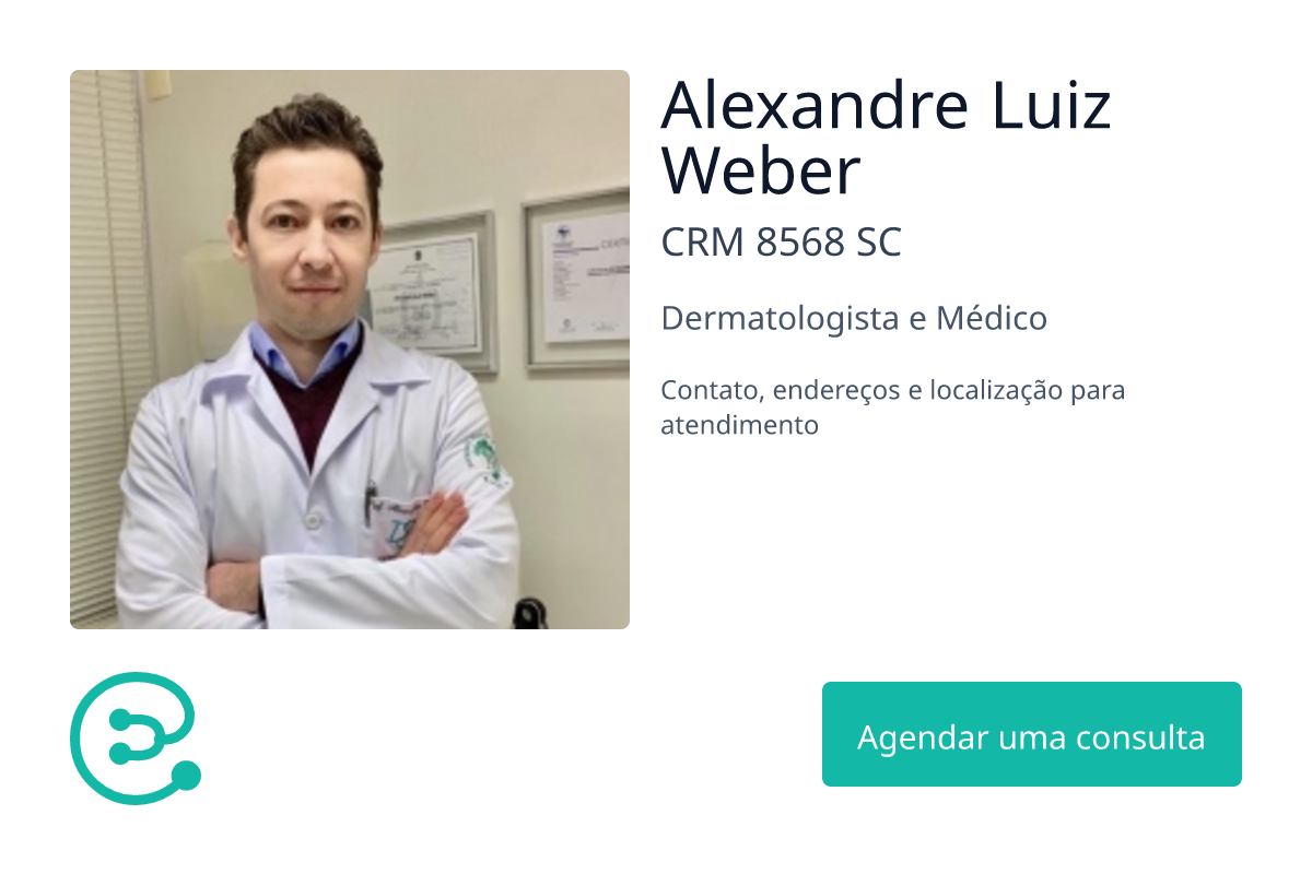 Alexandre Luiz Weber, Dermatologista em Joinville - SC