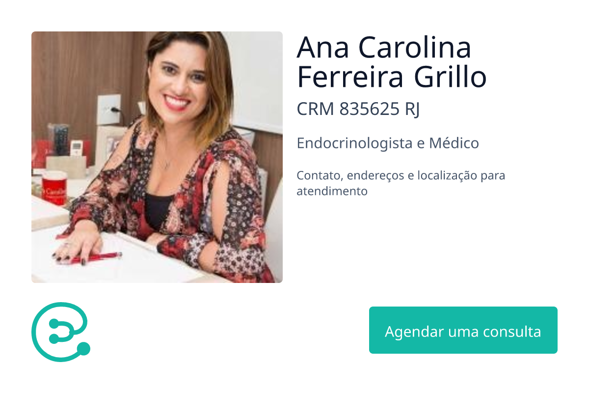 Ana Carolina Ferreira Grillo, Endocrinologista em Niterói - RJ