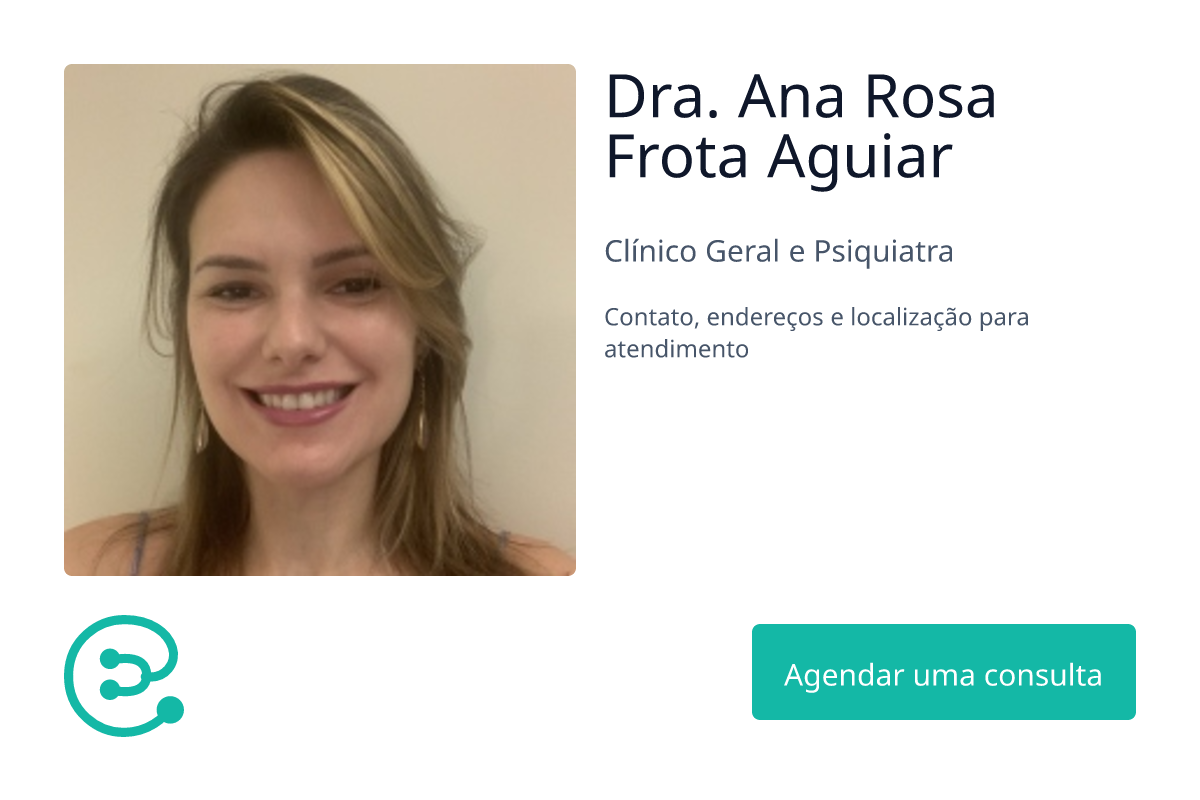 Dra. Ana Rosa Frota Aguiar, Clínico Geral em Rio de Janeiro - RJ