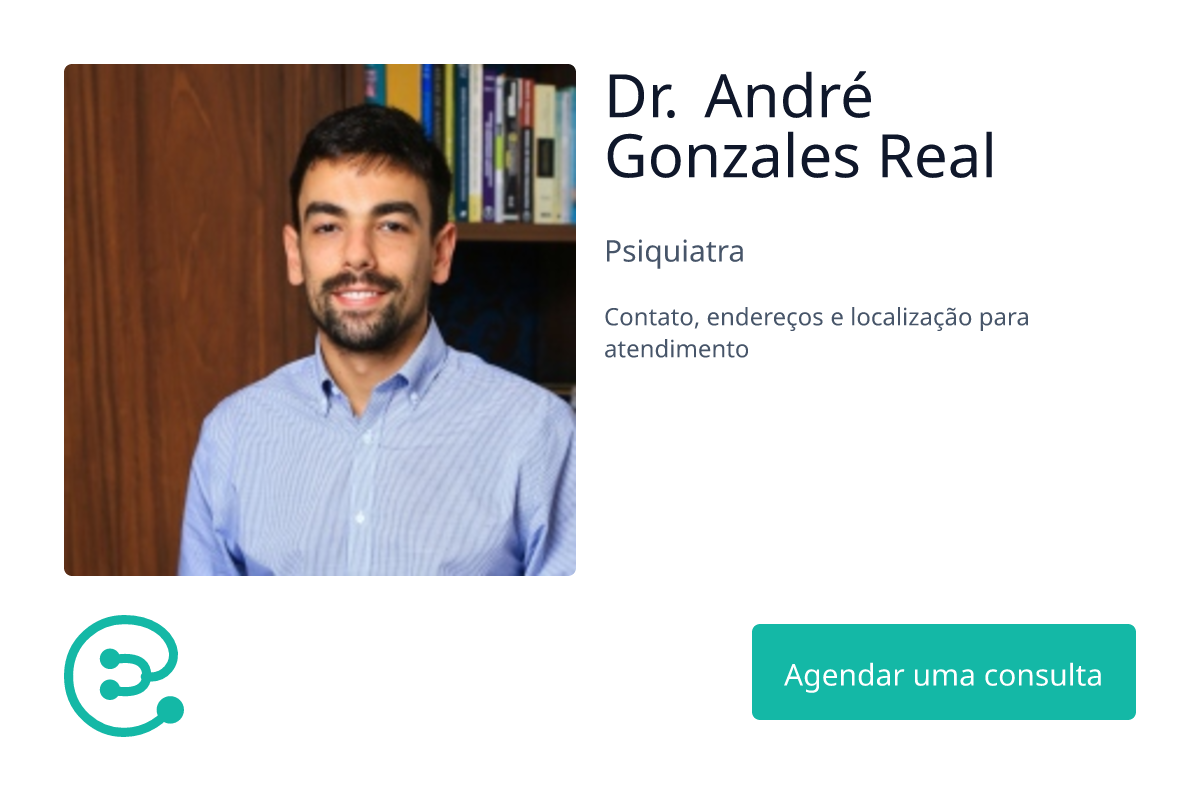 Dr. André Gonzales Real, Psiquiatra em Porto Alegre - RS