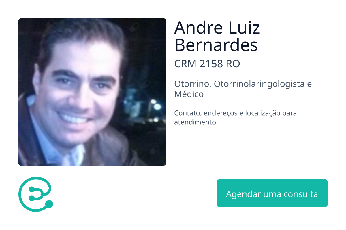 Andre Luiz Bernardes, Otorrino em Ariquemes - RO