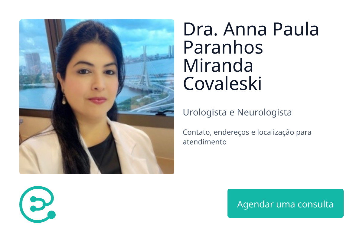 Dra. Anna Paula Paranhos Miranda Covaleski, Urologista em Recife - PE