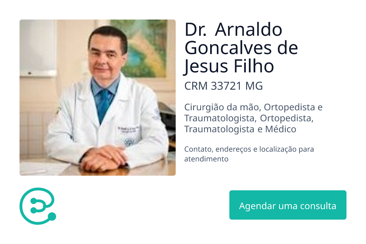 Dr. Arnaldo Goncalves de Jesus Filho, Cirurgião da mão em Juiz de Fora - MG