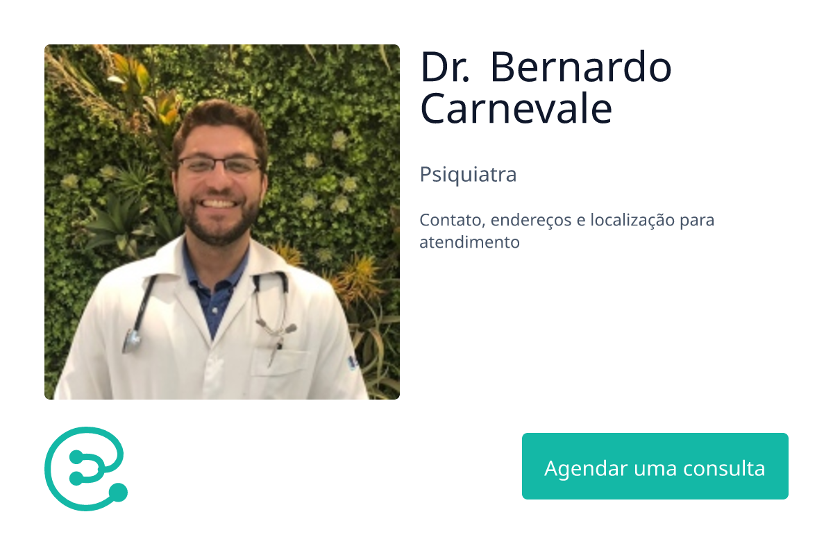 Dr. Bernardo Carnevale, Psiquiatra em Rio de Janeiro - RJ