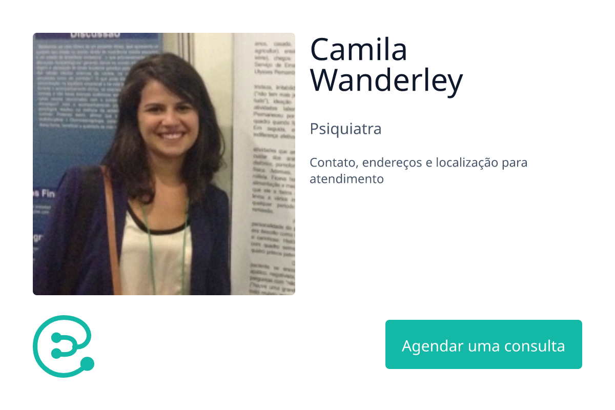 Camila Wanderley, Psiquiatra em Maceió - AL