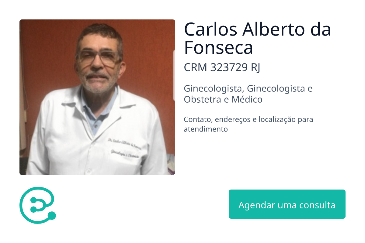 Carlos Alberto da Fonseca, Ginecologista em Resende - RJ,Resende - RJ