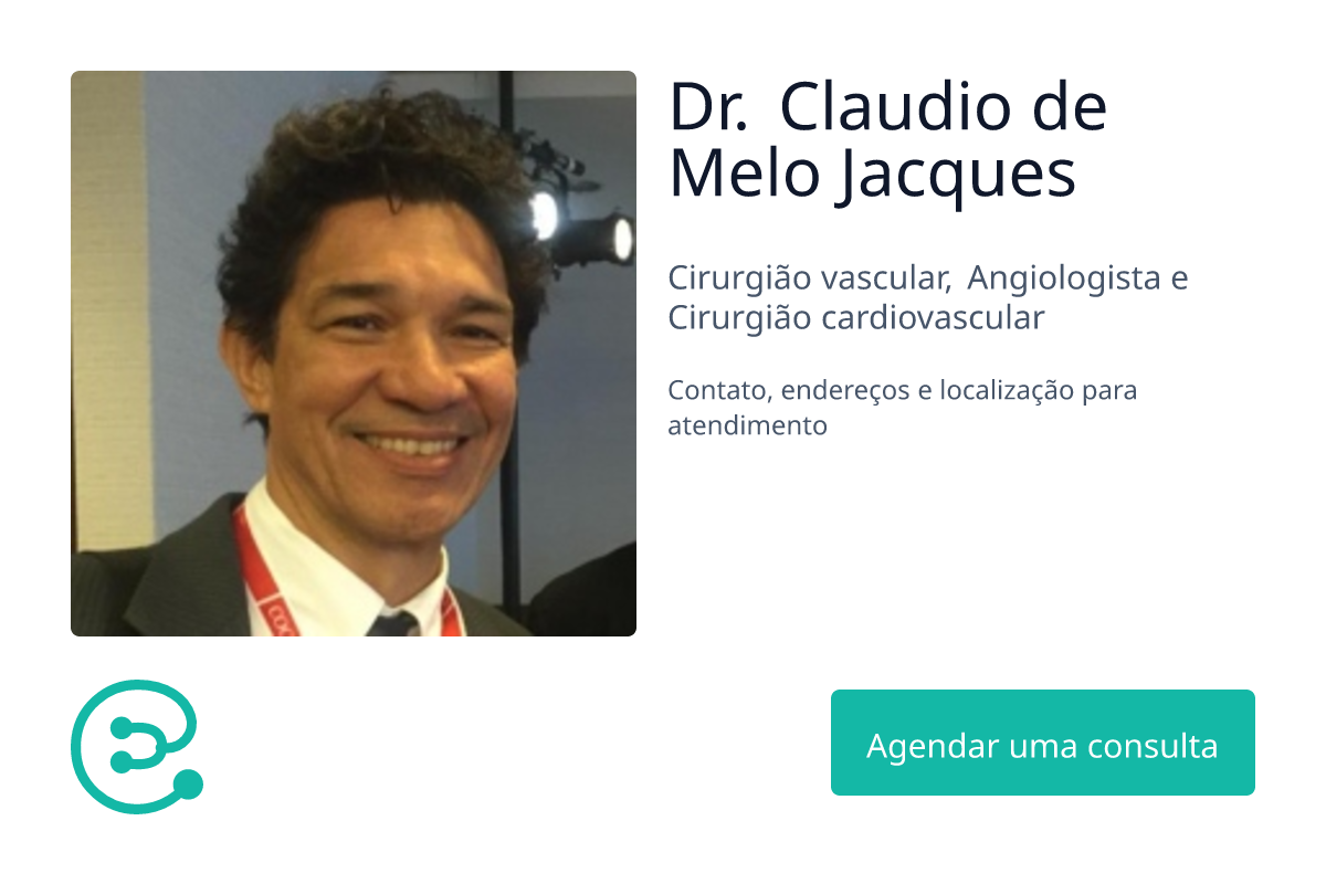 Agendar consulta com Dr. Claudio de Melo Jacques, Cirurgião vascular em ...