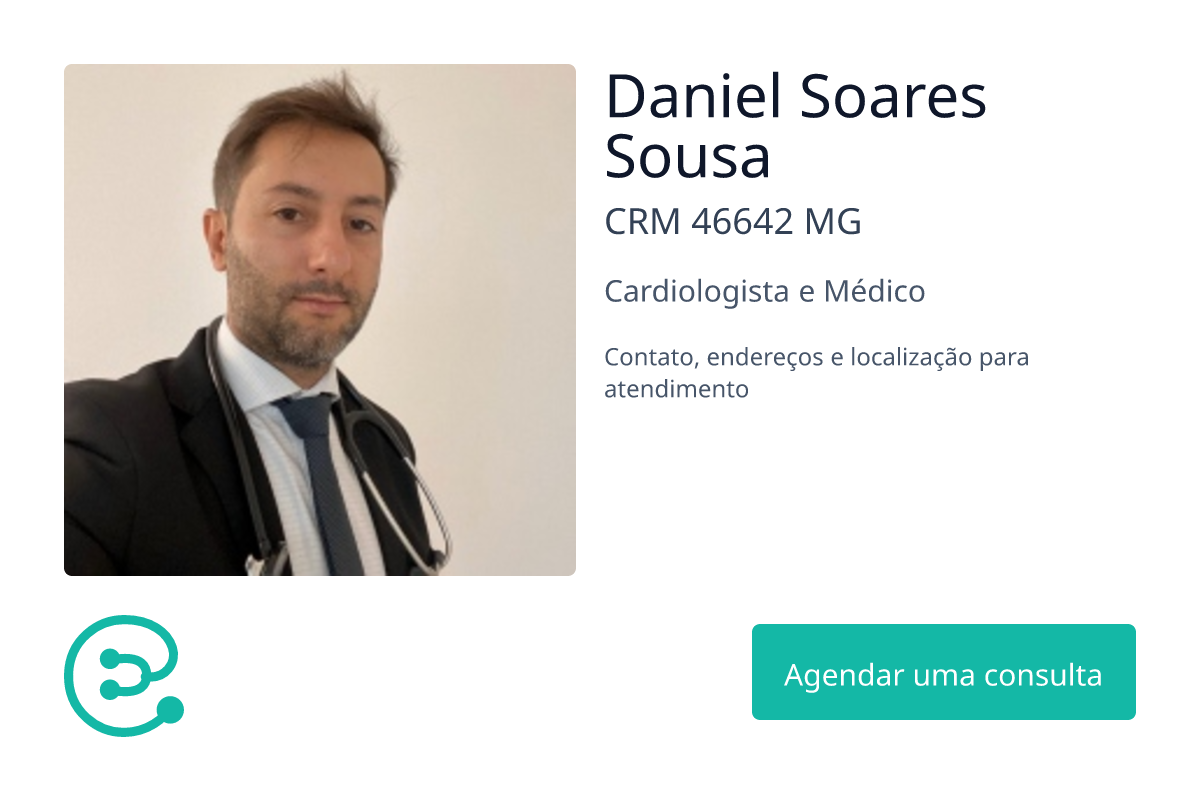 Daniel Soares Sousa, Cardiologista em Divinópolis - MG,Divinópolis - MG