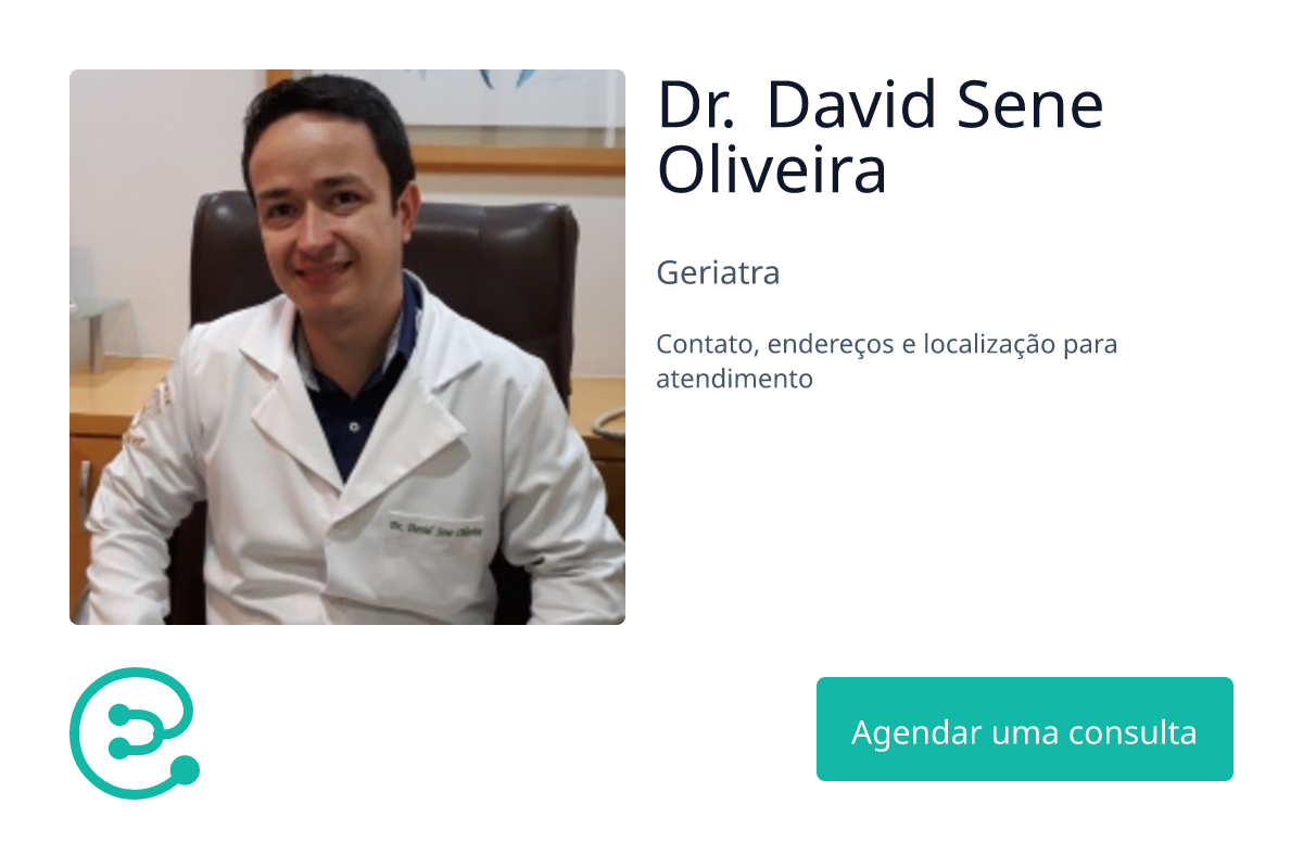 Dr. David Sene Oliveira, Geriatra em Uberaba - MG