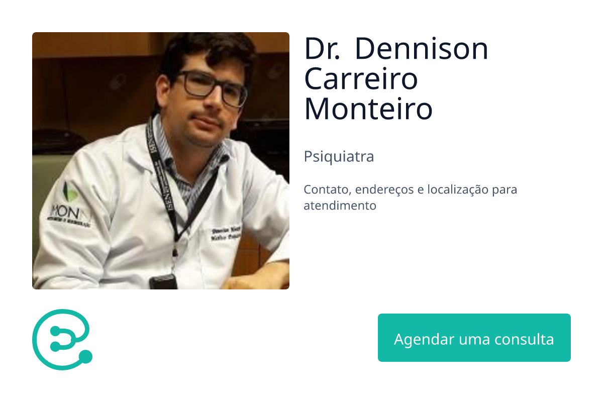 Dr. Dennison Carreiro Monteiro, Psiquiatra em Recife - PE