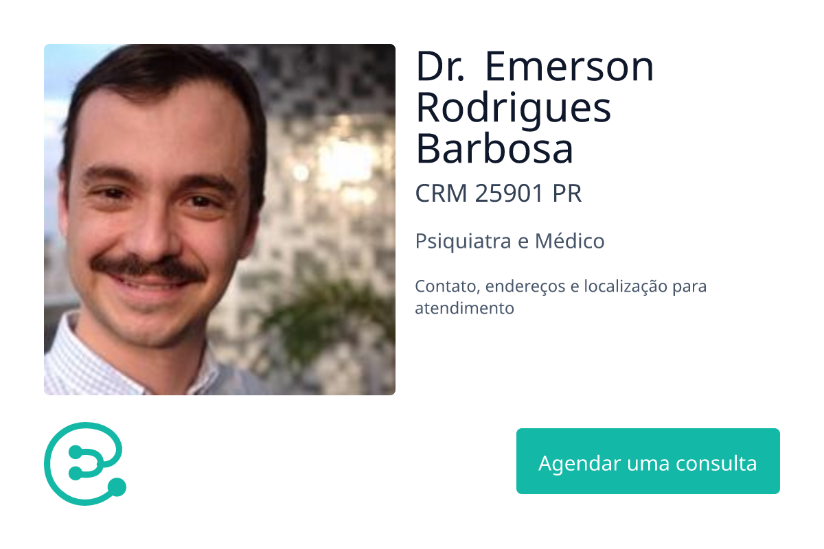 Dr. Emerson Rodrigues Barbosa, Psiquiatra em Curitiba - PR