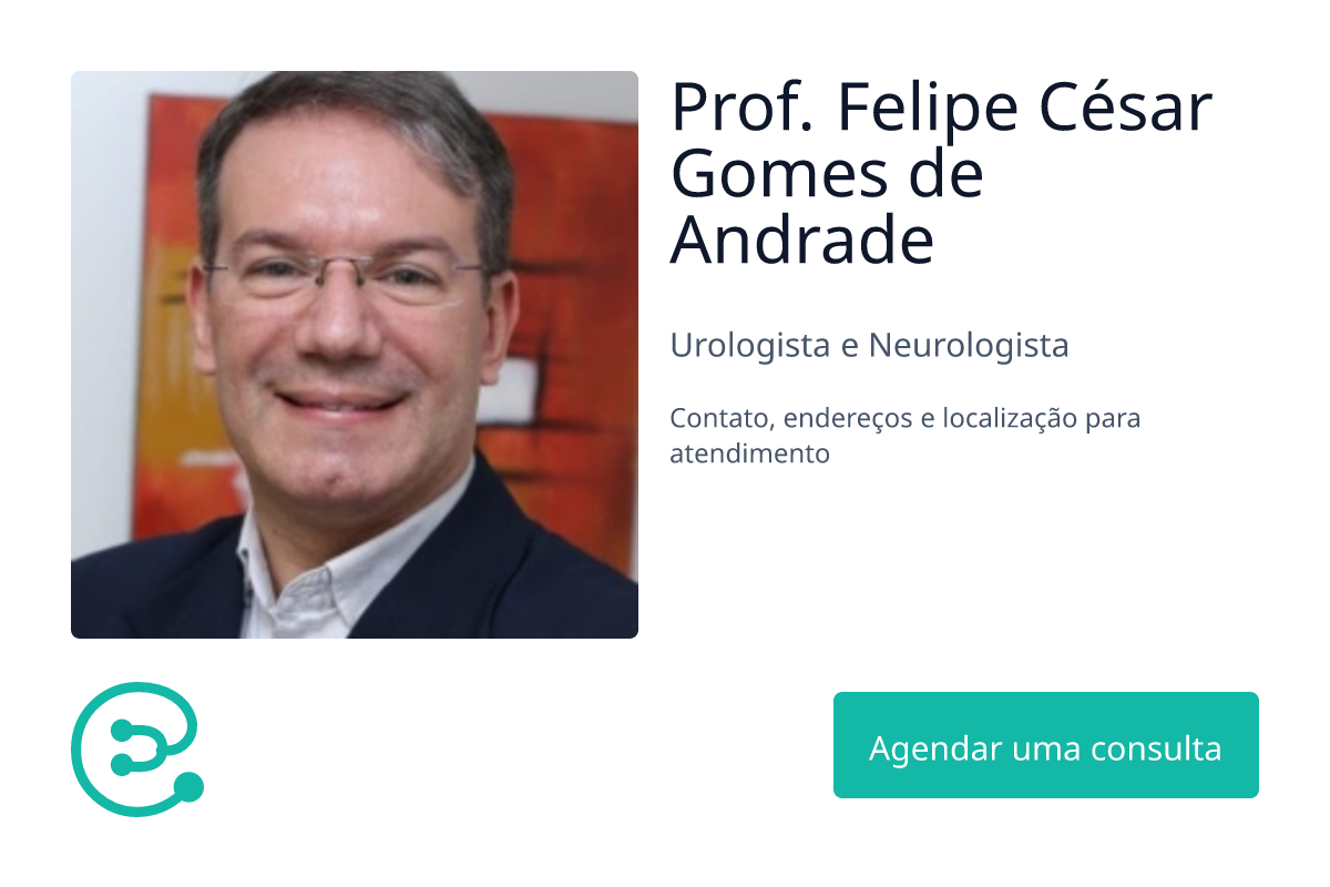 Prof. Felipe César Gomes de Andrade, Urologista em Recife - PE