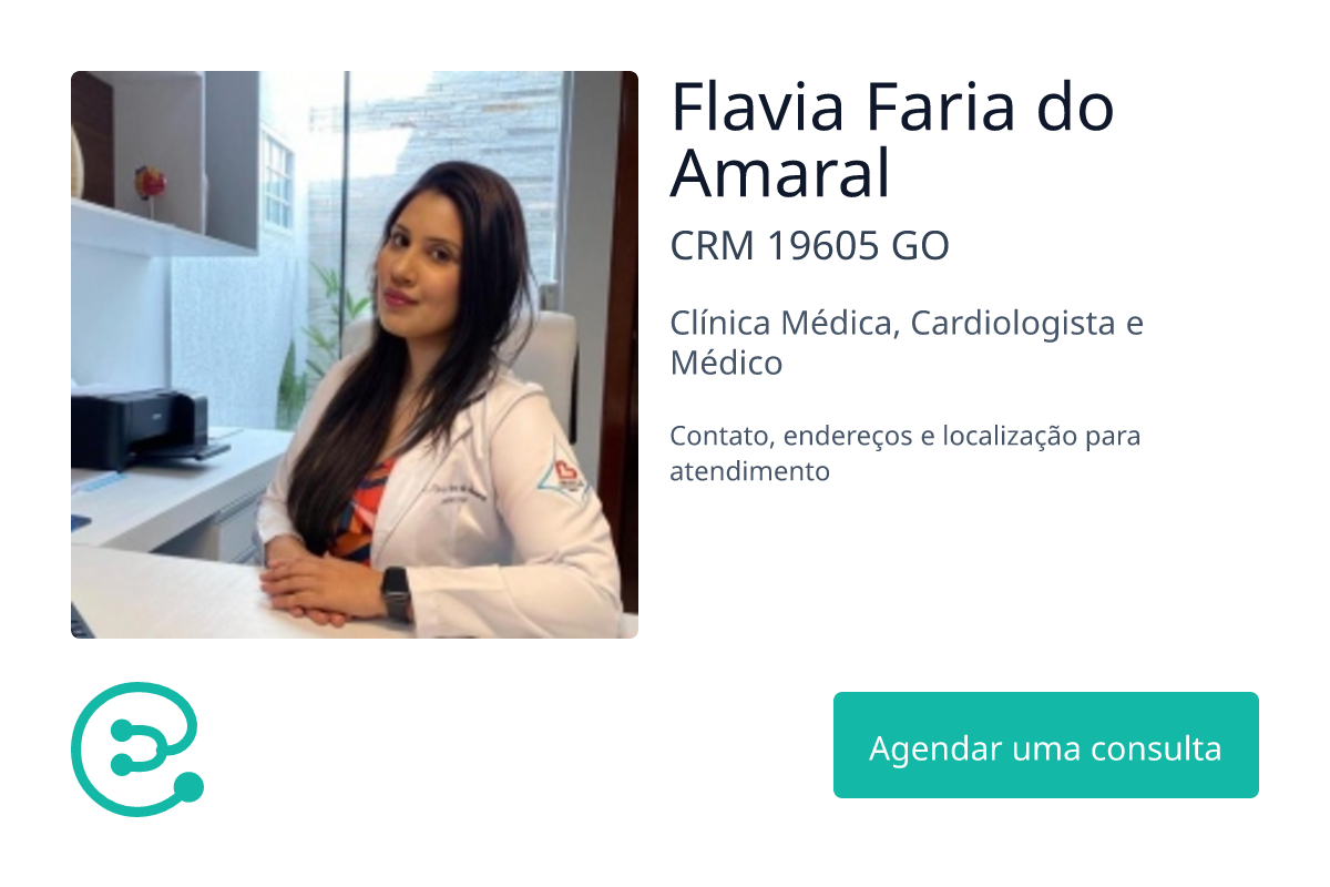 Flavia Faria do Amaral, Clínica Médica em Ceres - GO