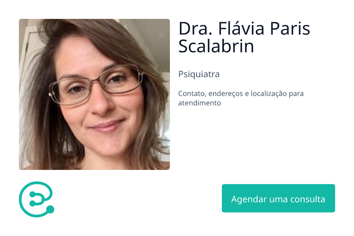 Dra. Flávia Paris Scalabrin, Psiquiatra em Rio de Janeiro - RJ
