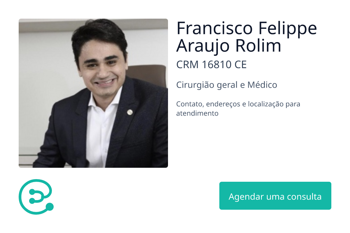 Francisco Felippe Araujo Rolim, Cirurgião geral em Juazeiro do Norte - CE