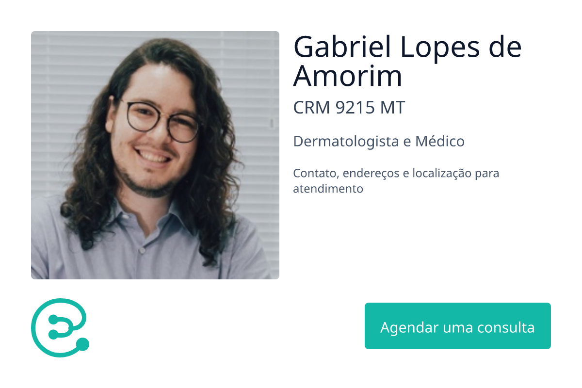 Gabriel Lopes de Amorim, Dermatologista em Cuiabá - MT