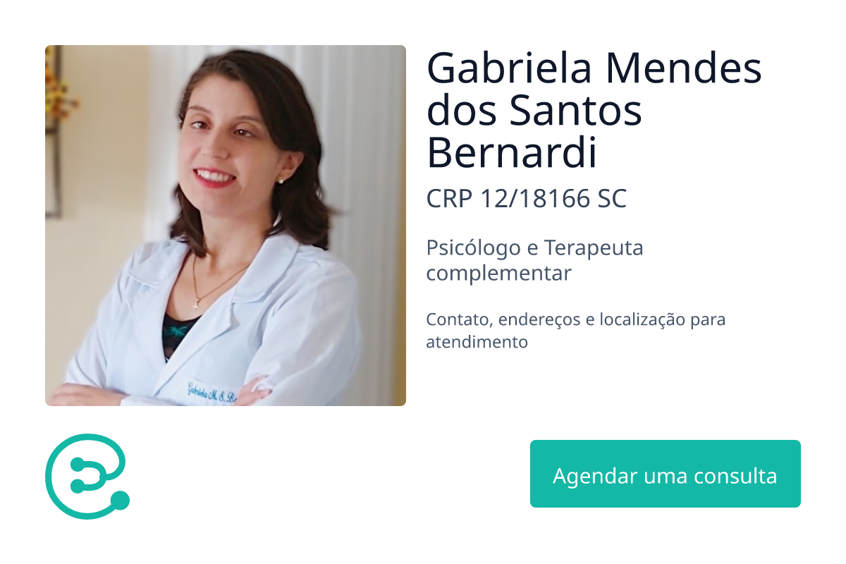 Gabriela Mendes dos Santos Bernardi , Psicólogo em Chapecó - SC