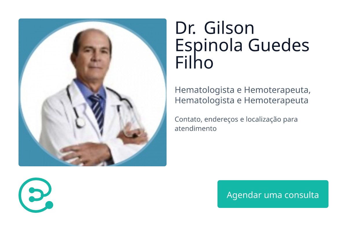 Dr. Gilson Espinola Guedes Filho, Hematologista e Hemoterapeuta em João ...