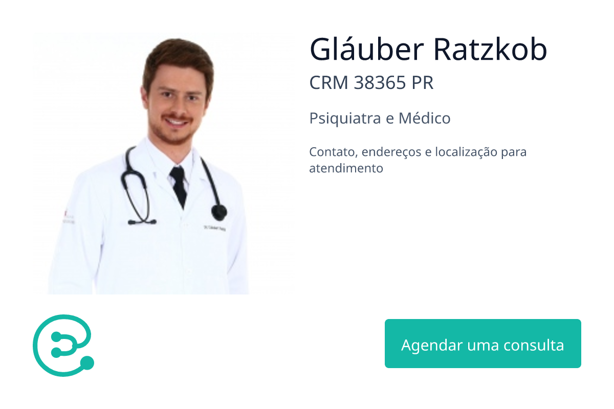 Gláuber Ratzkob, Psiquiatra em Foz do Iguaçu - PR