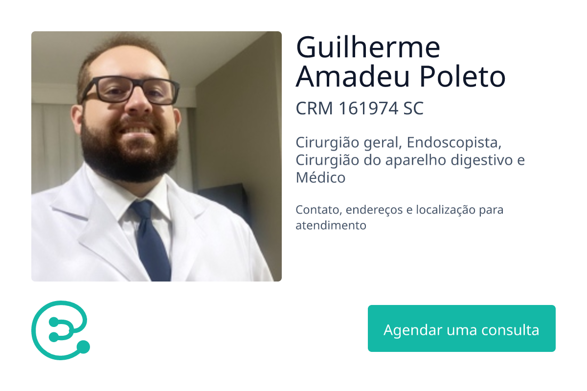 Guilherme Amadeu Poleto, Cirurgião geral em Jundiaí - SP