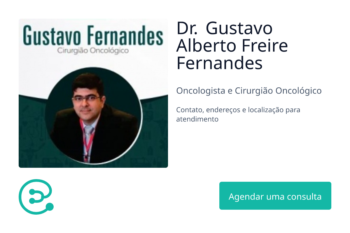 Agendar consulta com Dr. Gustavo Alberto Freire Fernandes, Oncologista ...