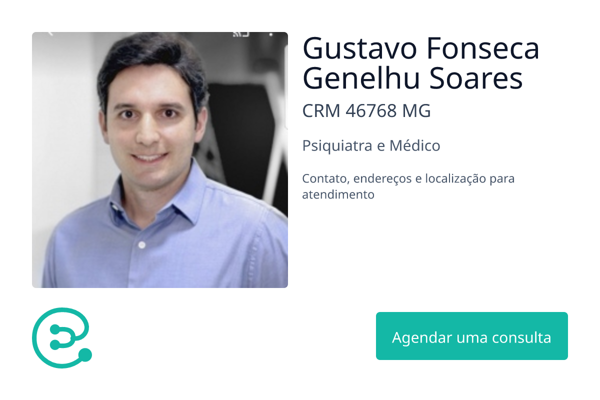 Gustavo Fonseca Genelhu Soares, Psiquiatra em Caratinga - MG