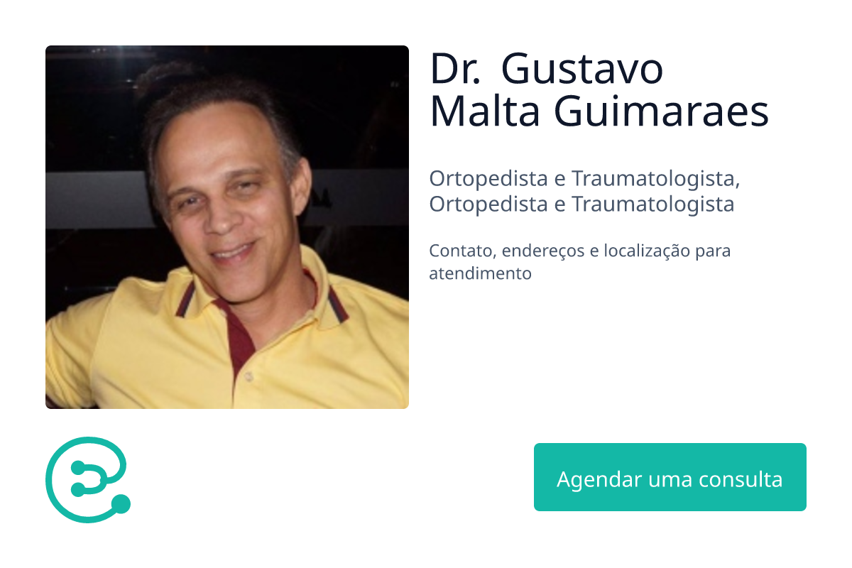 Agendar consulta com Dr. Gustavo Malta Guimaraes, Ortopedista e ...