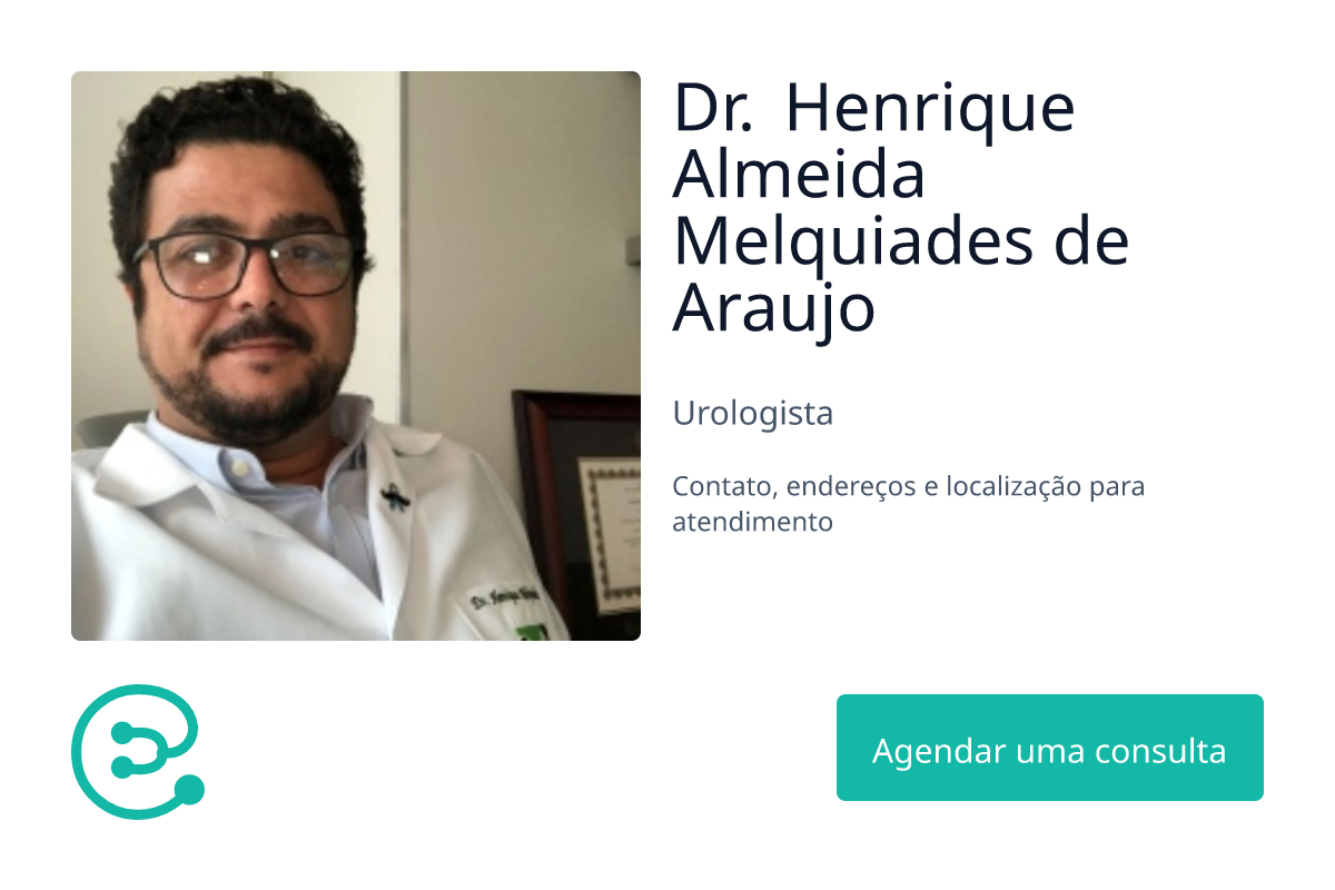 Dr. Henrique Almeida Melquiades de Araujo, Urologista em Recife - PE,Cabo de Santo Agostinho ...