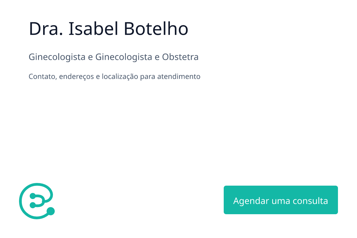 Dra. Isabel Botelho, Ginecologista em São Paulo - SP