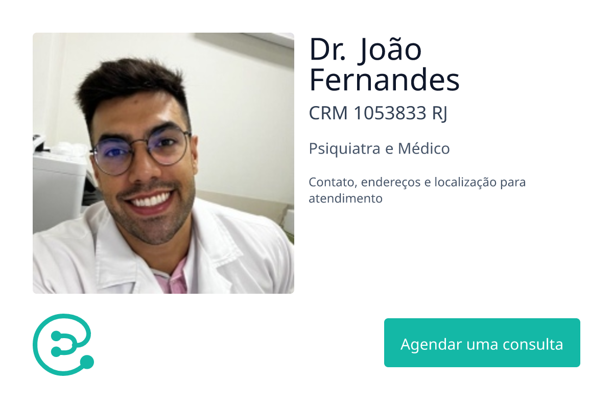Dr. João Fernandes, Psiquiatra em Rio de Janeiro - RJ