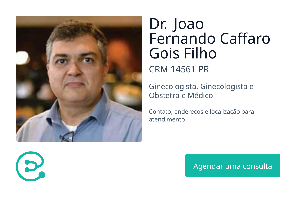 Dr. Joao Fernando Caffaro Gois Filho, Ginecologista em Londrina - PR