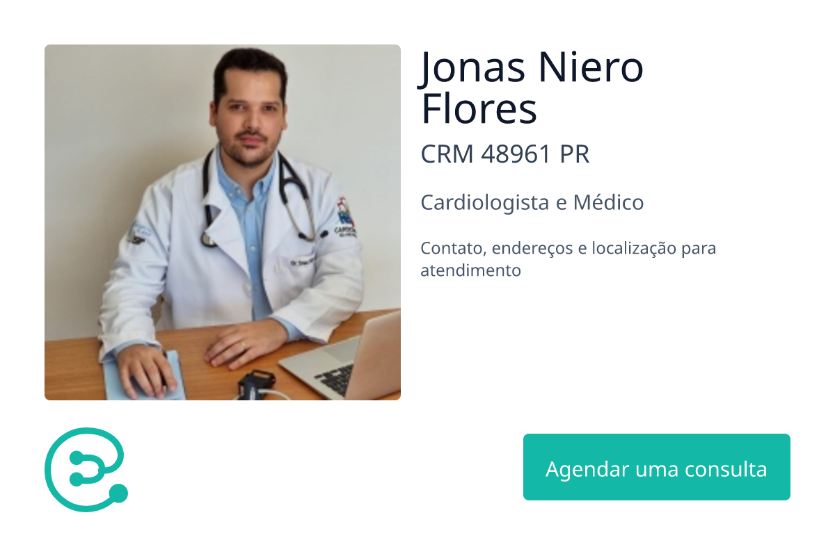 Jonas Niero Flores, Cardiologista em Apucarana - PR