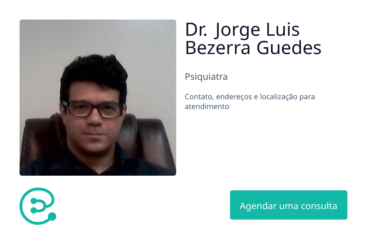 Dr. Jorge Luis Bezerra Guedes, Psiquiatra em Maceió - AL