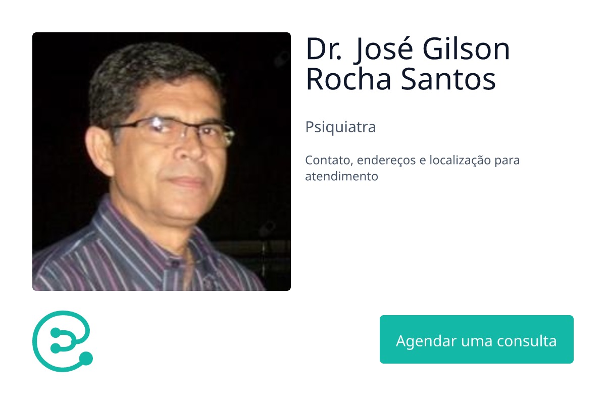 Dr. José Gilson Rocha Santos, Psiquiatra em Maceió - AL
