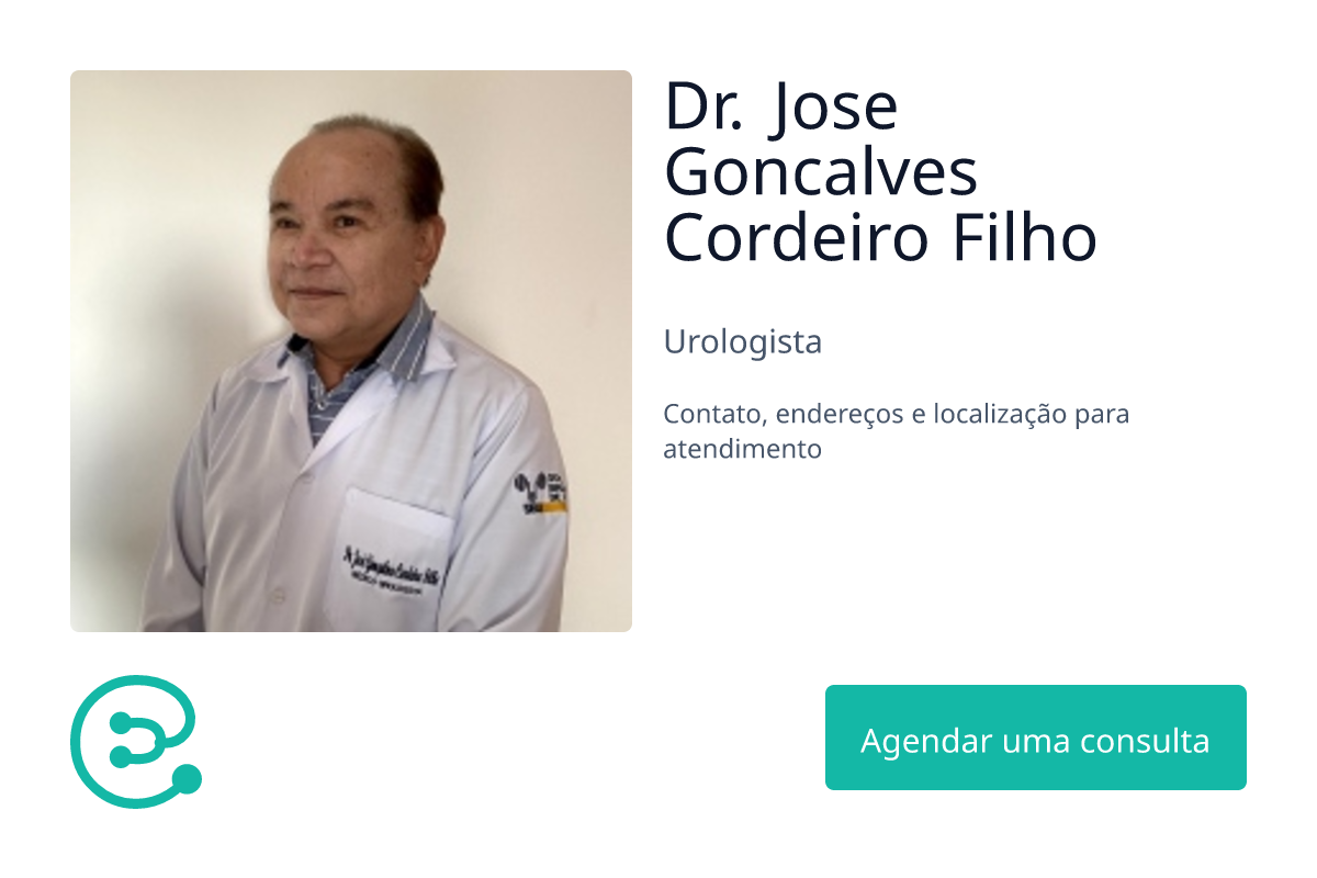 Dr. Jose Goncalves Cordeiro Filho, Urologista em Teresina - PI,Teresina - PI