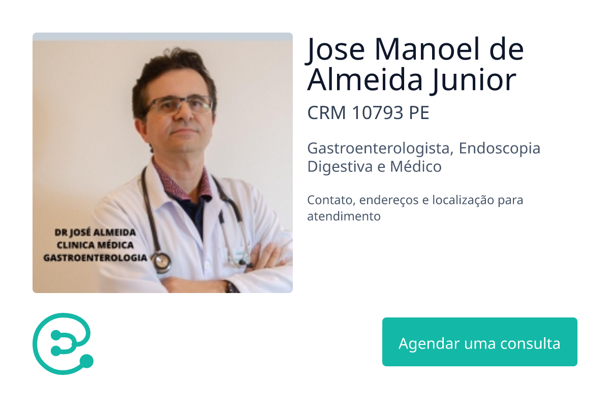 Agendar consulta com Jose Manoel de Almeida Junior, Gastroenterologista ...