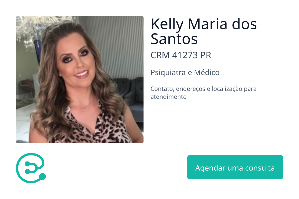 Kelly Maria dos Santos, Psiquiatra em Ponta Grossa - PR