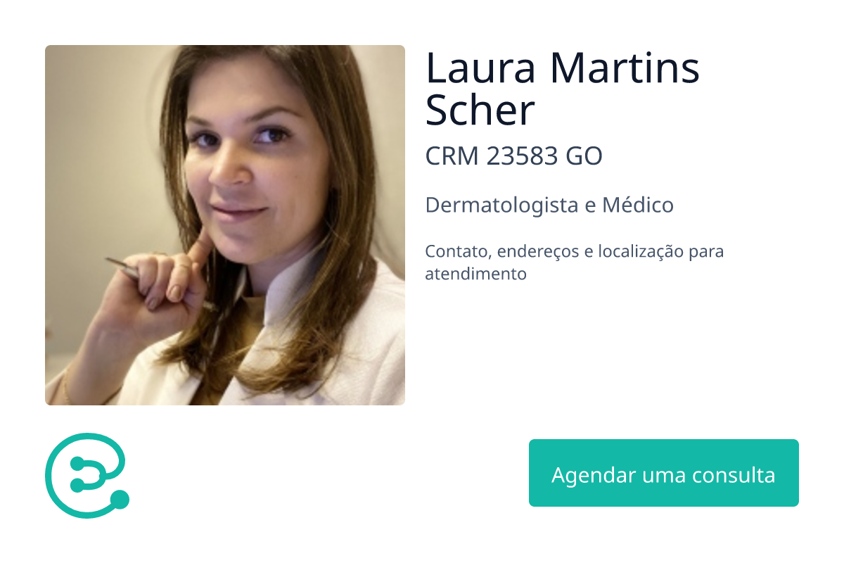 Laura Martins Scher, Dermatologista em Anápolis - GO