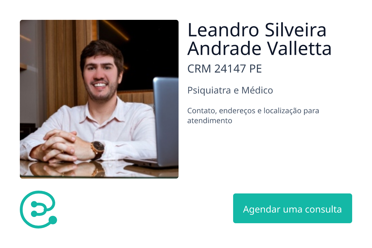 Leandro Silveira Andrade Valletta, Psiquiatra em Petrolina - PE