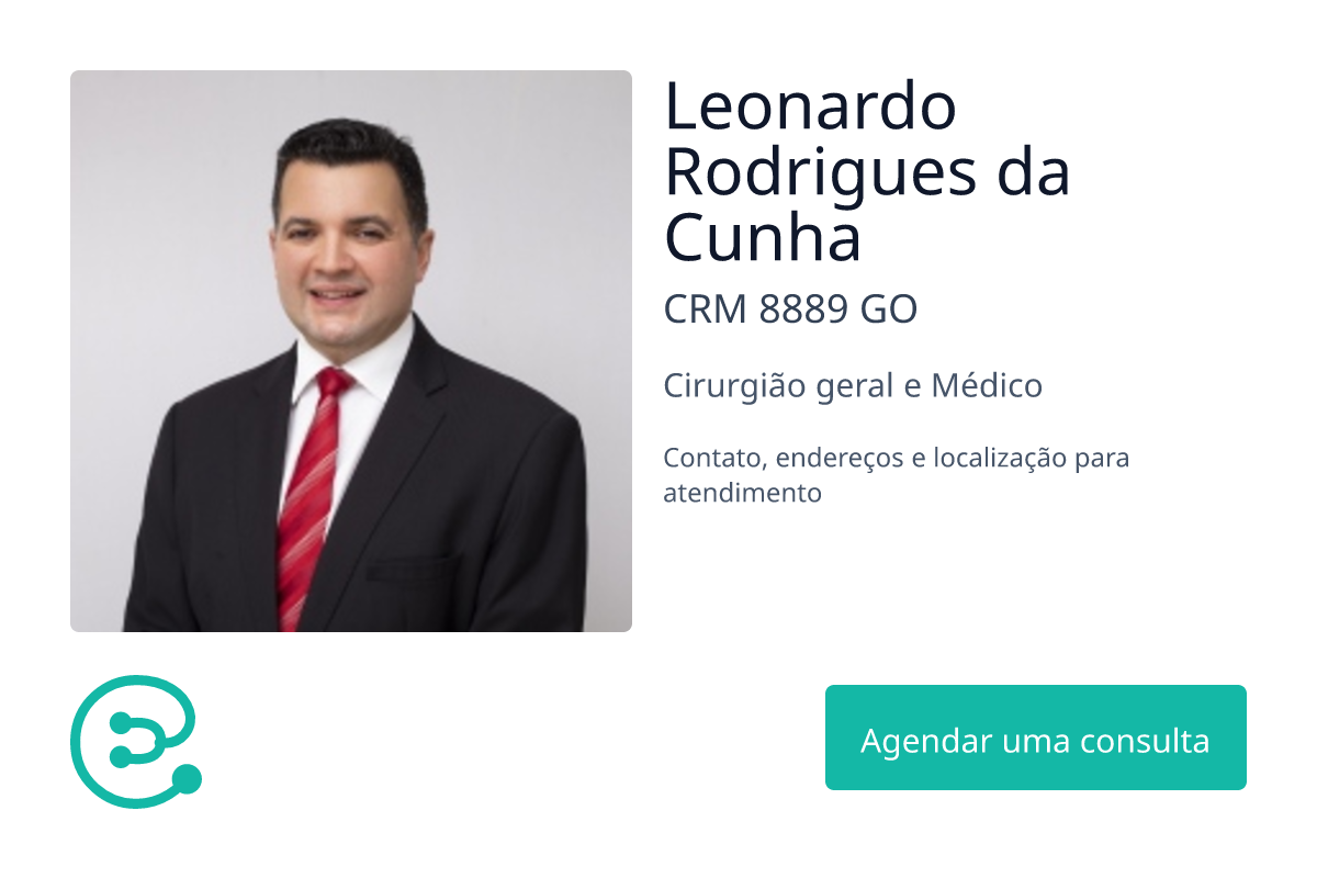 Leonardo Rodrigues da Cunha, Cirurgião geral em Anápolis - GO