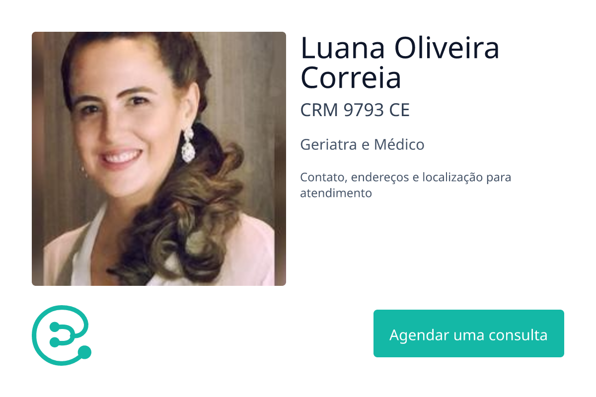 Luana Oliveira Correia, Geriatra em Fortaleza - CE
