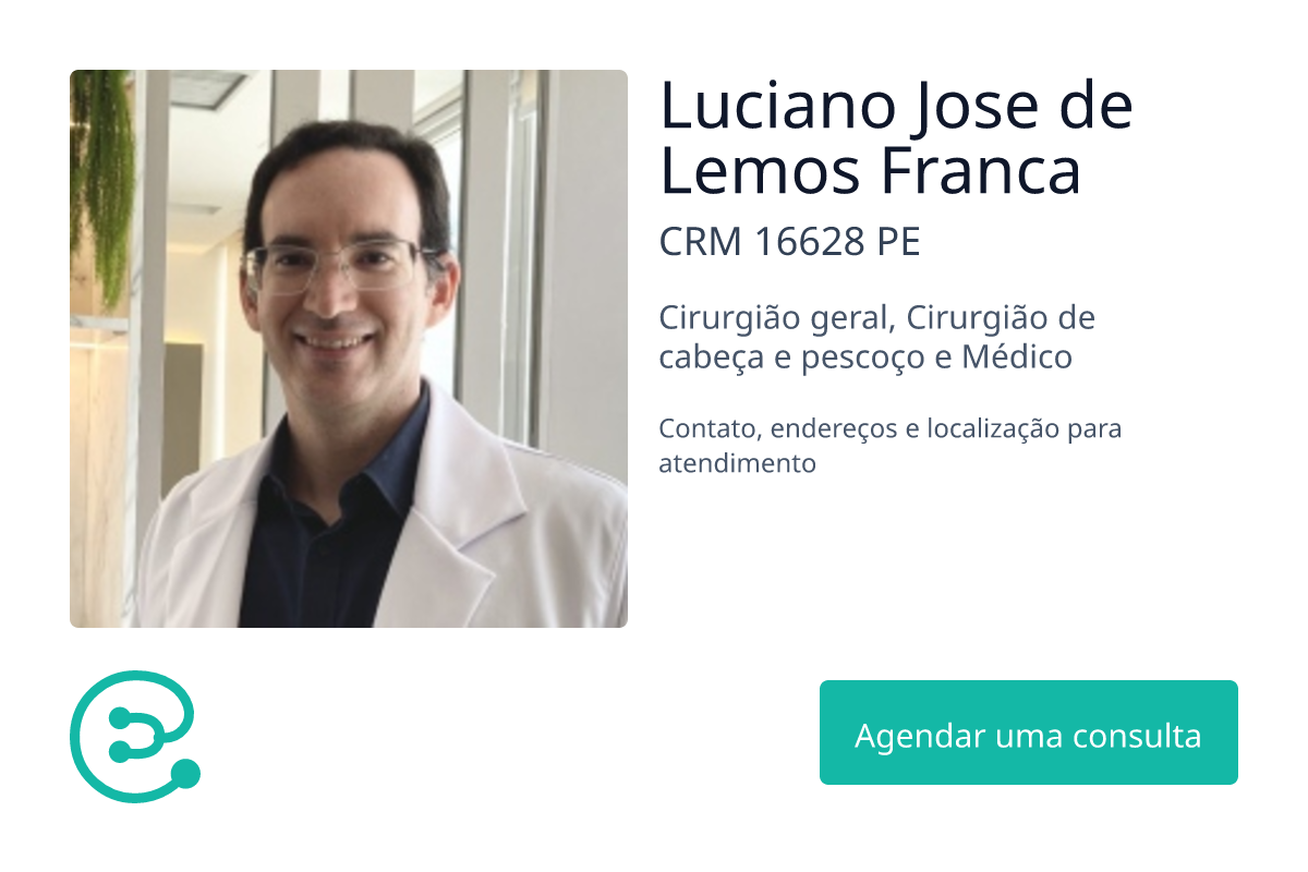 Luciano Jose de Lemos Franca, Cirurgião geral em Caruaru - PE