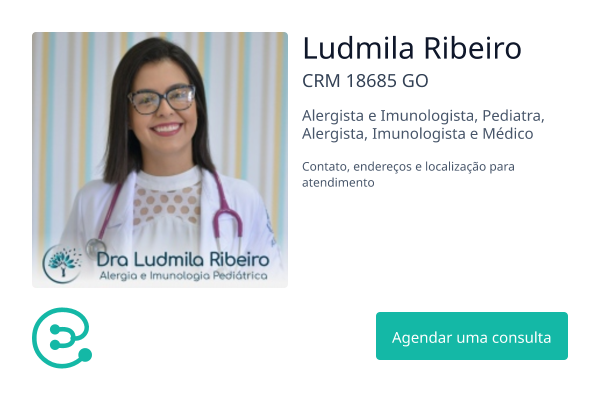 Ludmila Ribeiro, Alergista e Imunologista em Ceres - GO
