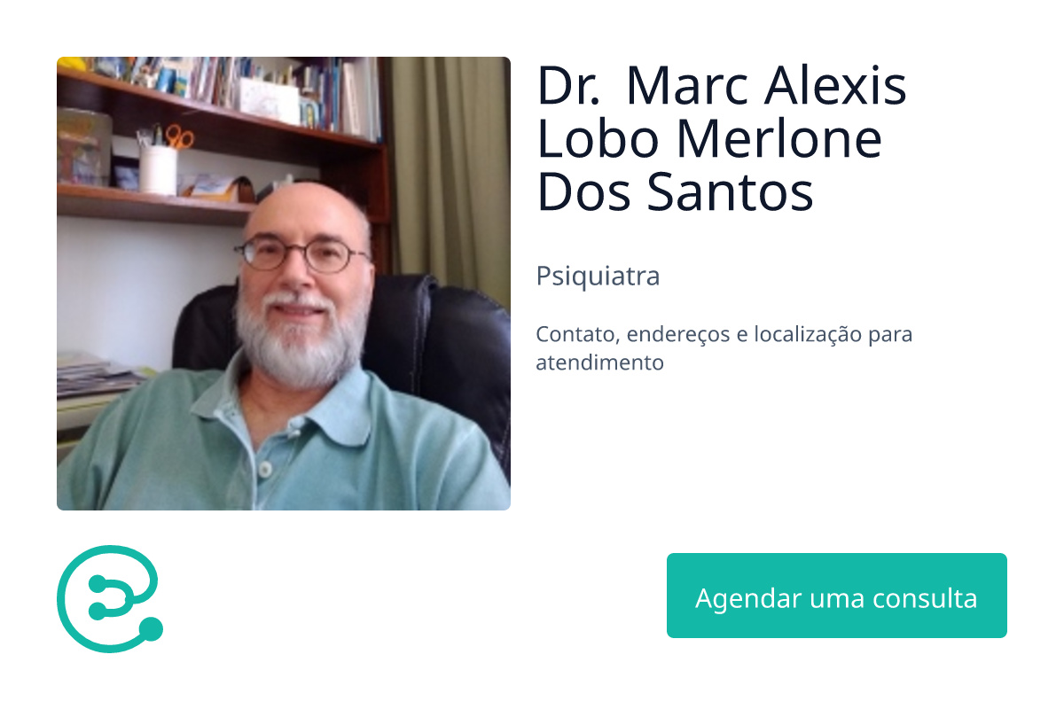 Dr. Marc Alexis Lobo Merlone Dos Santos, Psiquiatra em São Gonçalo - RJ