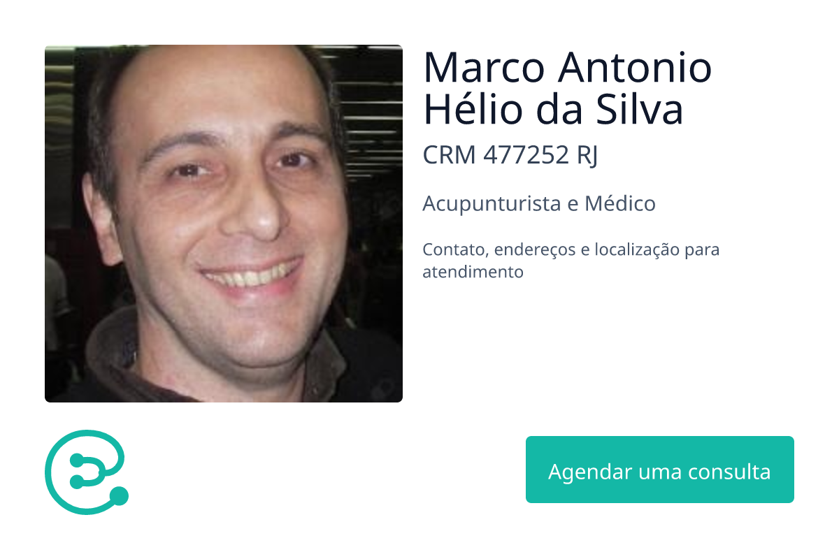 Marco Antonio Hélio da Silva, Acupunturista em Niterói - RJ