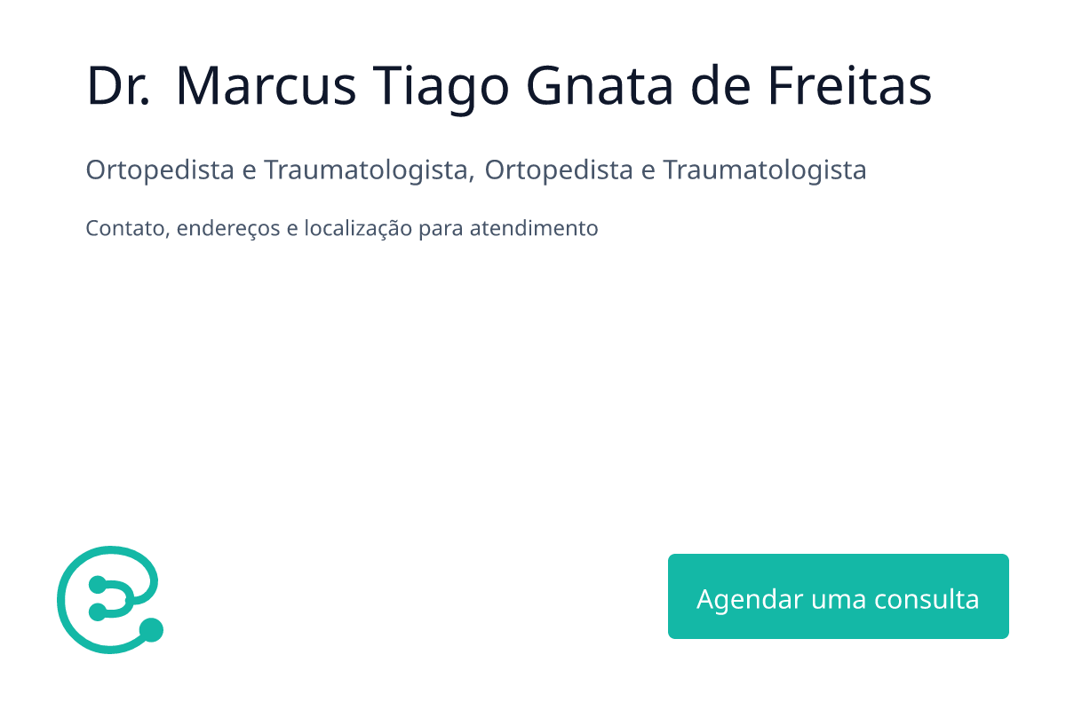 Dr. Marcus Tiago Gnata de Freitas, Ortopedista e Traumatologista em Curitiba - PR,Curitiba - PR