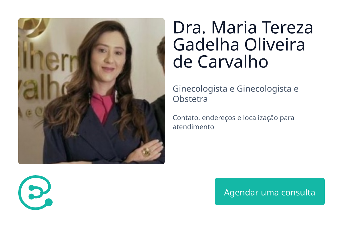 Dra. Maria Tereza Gadelha Oliveira de Carvalho, Ginecologista em Sousa - PB