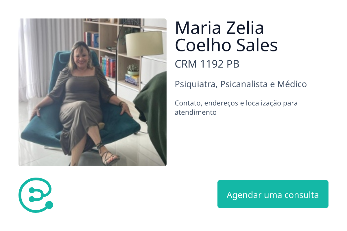 Maria Zelia Coelho Sales, Psiquiatra em Campina Grande - PB